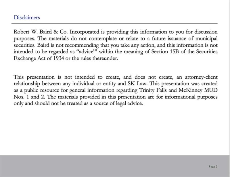 FAQs – McKinney MUD 2