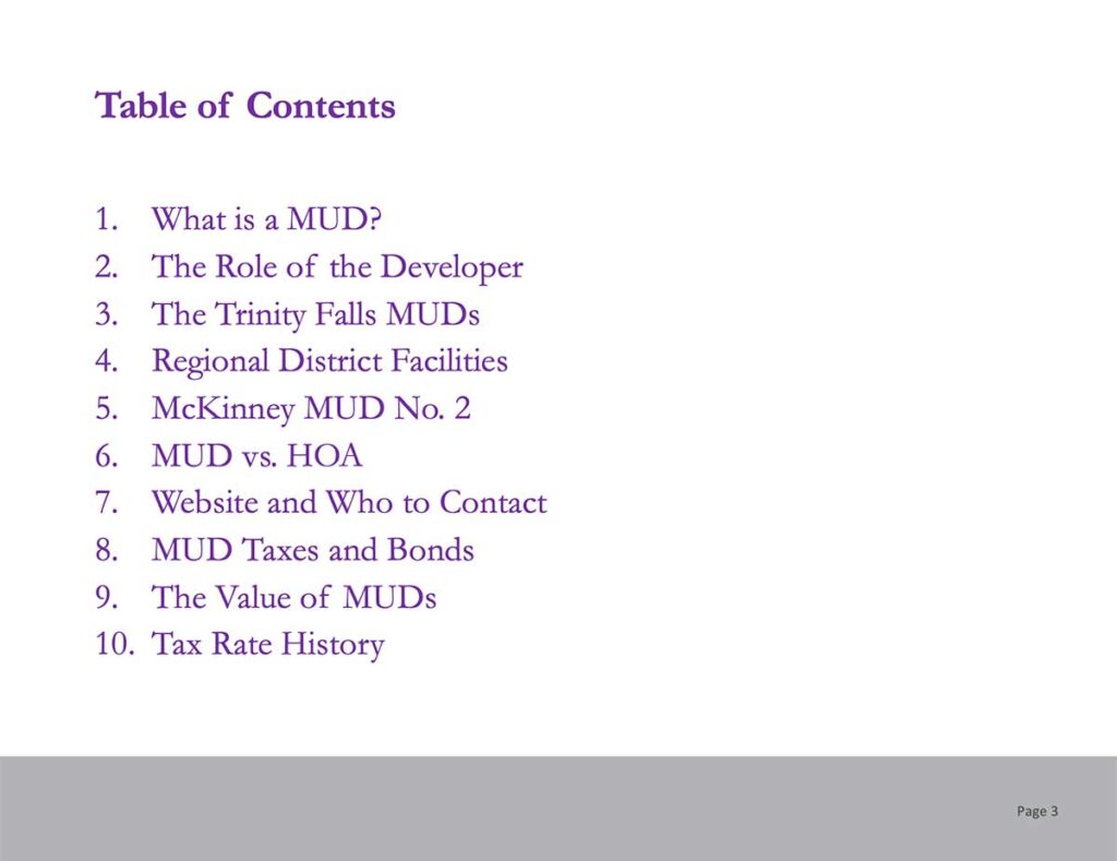 FAQs – McKinney MUD 2