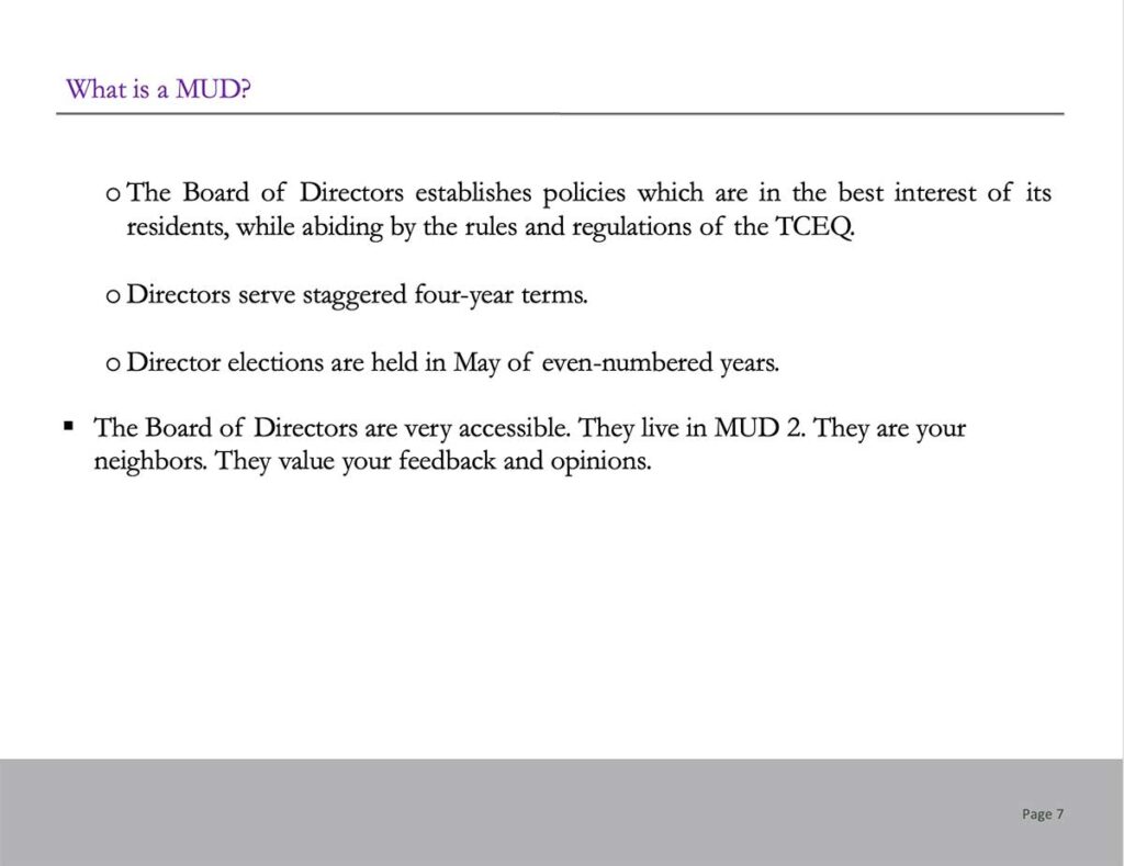 FAQs – McKinney MUD 2
